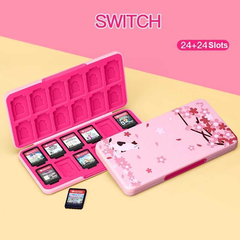 Nintendo 24 in 1 ic Game Memory ds Micro SD Case Holder for NS Switch ...