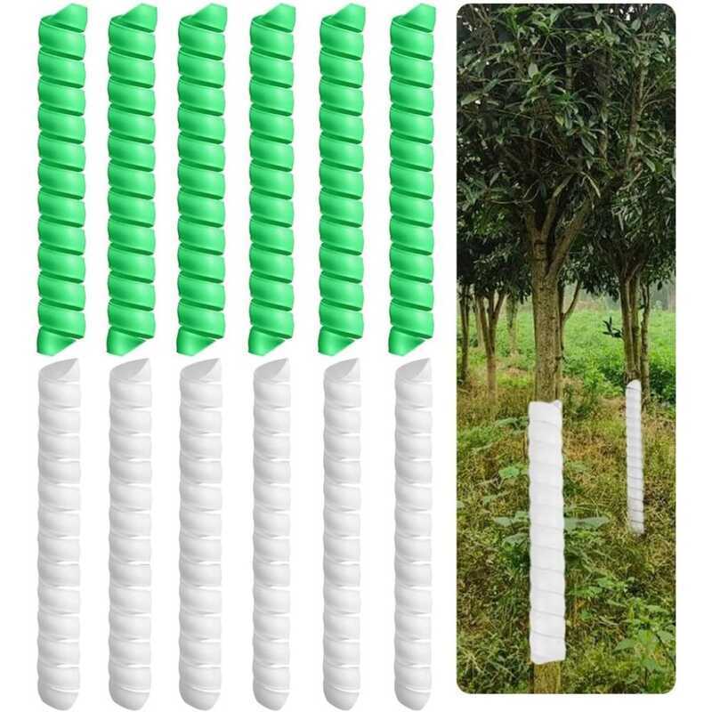 Spiral Tree Guard Trunk Protector - Plastic Bark Shield Wrap For Young ...