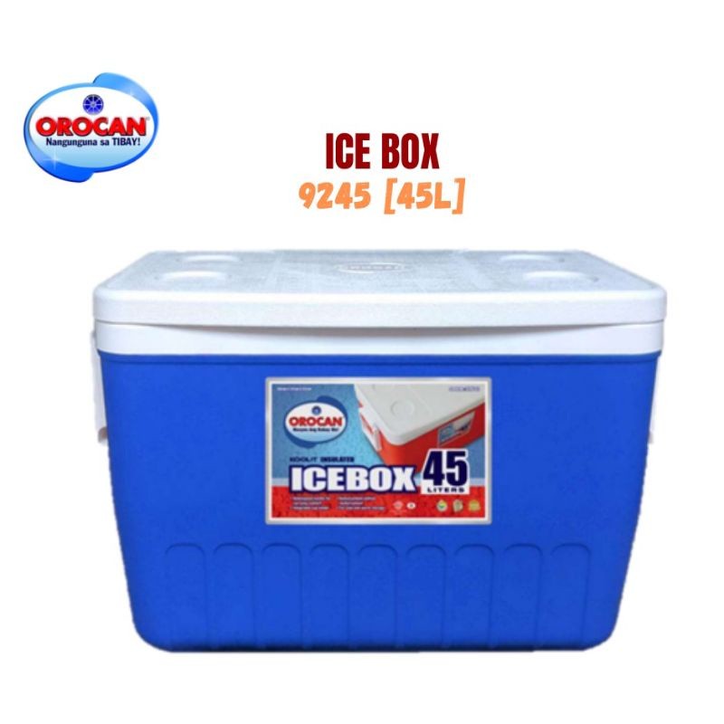 Orocan Icebox Cooler Insulatedl W/ Free ice scoop 45Liters | Shopee ...