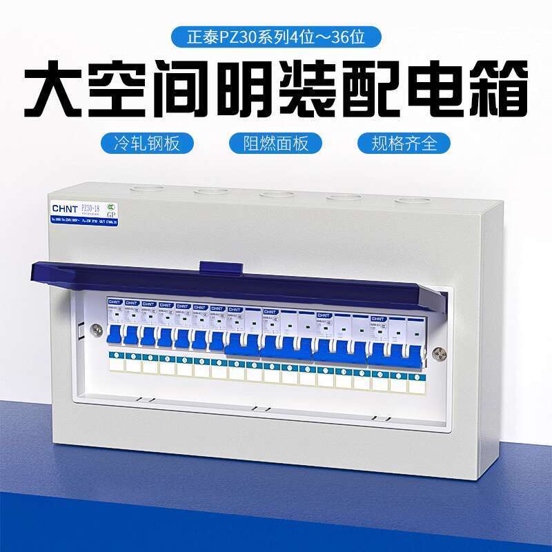 Chint Electric Box Household Circuit Breaker Box Surface-Mounted PZ30 ...