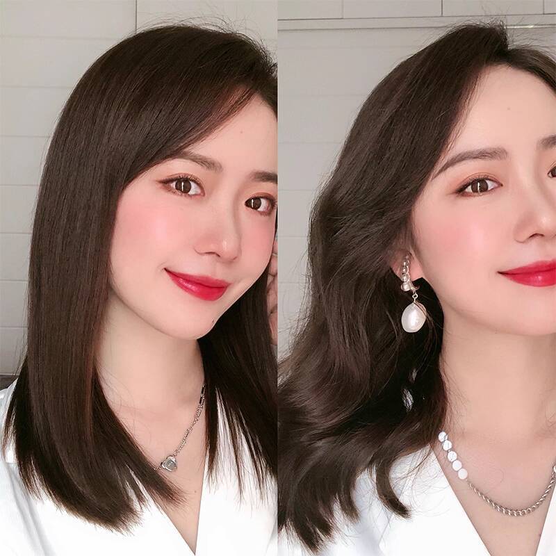 Self-operated Philips Straightener and Curling Iron Dual-use Mini Hair ...