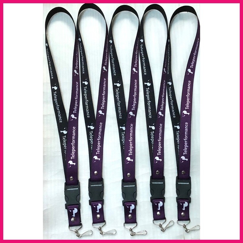 Teleperformance Black Violet design Id Lace Lanyard Sling | Shopee ...