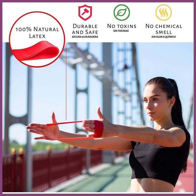 ∤ ↗ Resistance Bands Exercise Loops - 12-inch Full Body Workout Bands ...