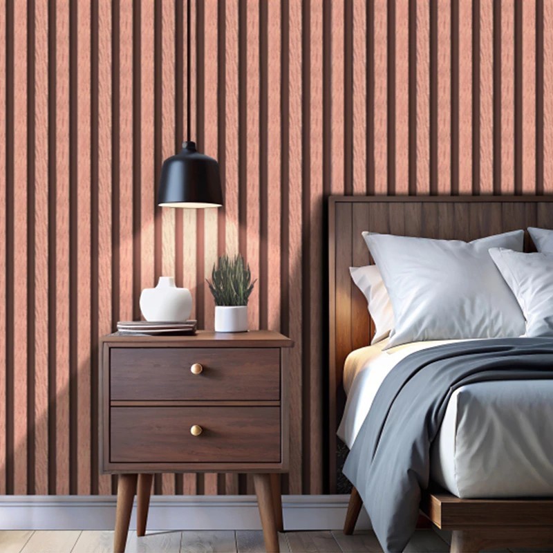 3M*45CM Wallpaper Wood Pattern Design Wall Sticker Waterproof ...