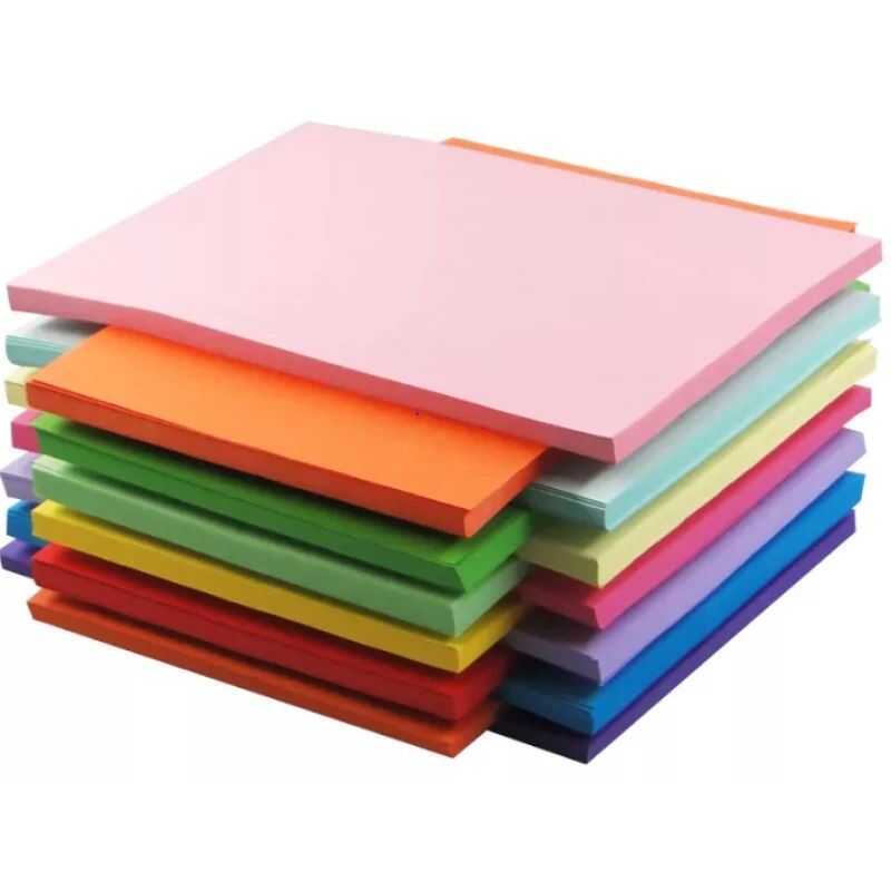 1Ream/250Pcs Assorted Colored Paper In 1Pack Acf | Shopee Philippines