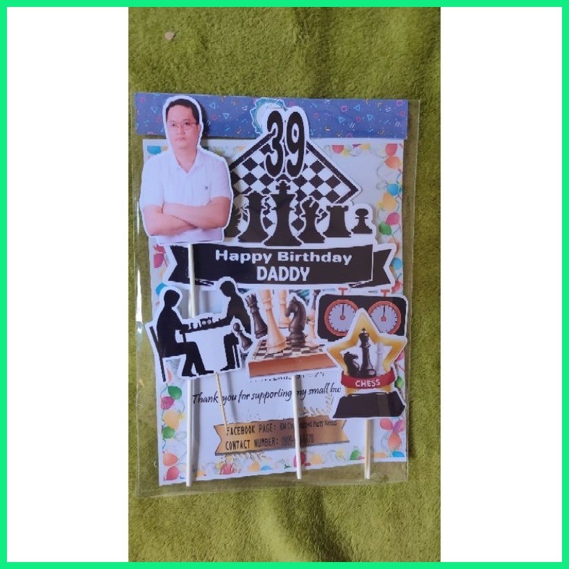 Chess Customize Cake Topper | Shopee Philippines