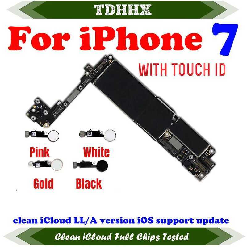 W Main Logic Board For Iphone 7 4.7" 32Gb 128Gb 256G Clean No Icloud ...