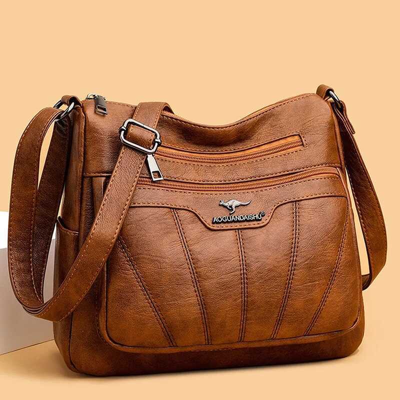 Soft Leather Women Bag Branded Designer Ladies Handbag Purses 2023 ...