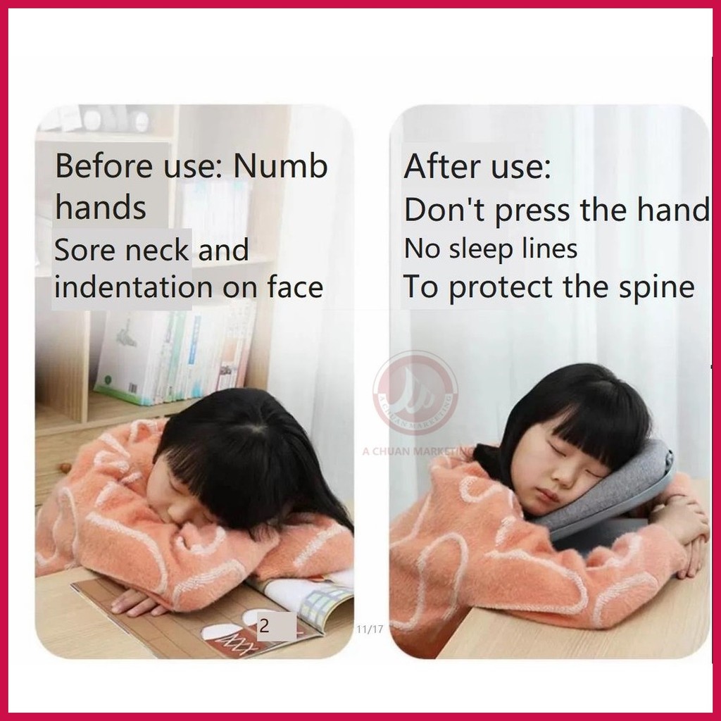 Portable Office Desk Nap Pillow WD-0259 | Shopee Philippines