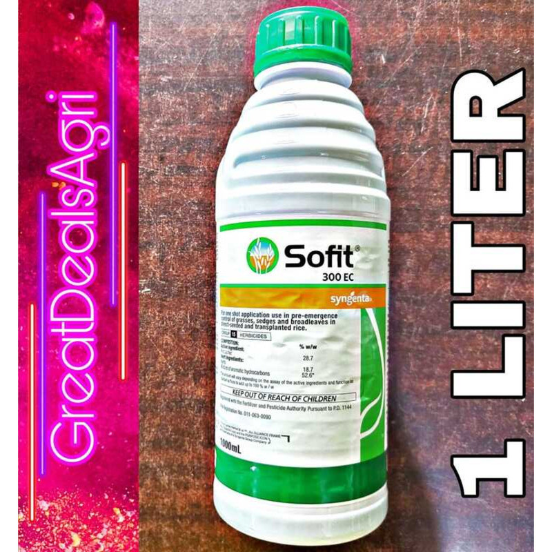 SOFIT 300 EC 1 LITER Pre-Emergent HERBICIDE FOR RICE BY SYNGENTA B5b ...