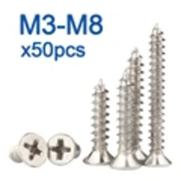 2/ 5/ 10/ 20/ 50pcs M2 M2.5 M3 M4 M5 M6 M8 M10 A3 Carbon Steel Woodruff ...