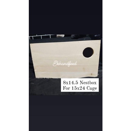 8x14.5 Nestbox For 15x24 Cage️ Direct Supplier lowest price | Shopee ...