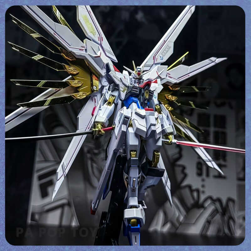 XFS Mighty Strike Freedom Assembly Model Seed Gloss Spraying Hg 1/144 ...