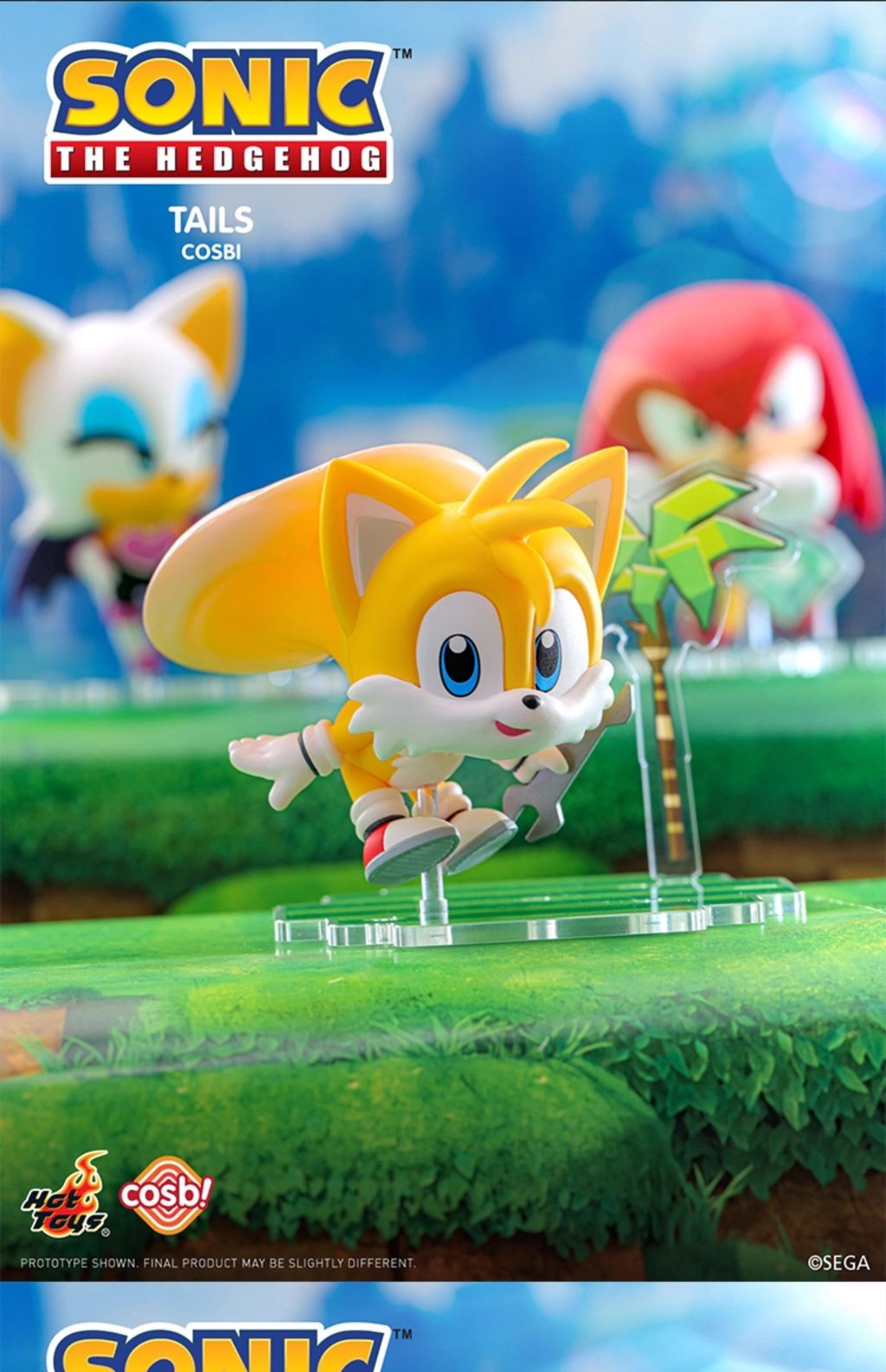 Sonic Hedgehog COSBI Mystery Box Tails Shadow Mini Figures Collectible ...