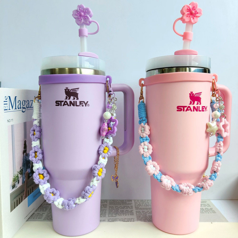 Daisy Water Cup Lanyard Stanley Cup Strap Cup Chain Thermos Cup Handle ...
