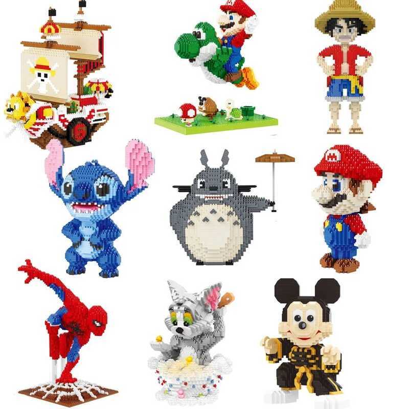 Y Er Mario Bros Micro Building Blocks Anime Lilo And Stitch Disney ...