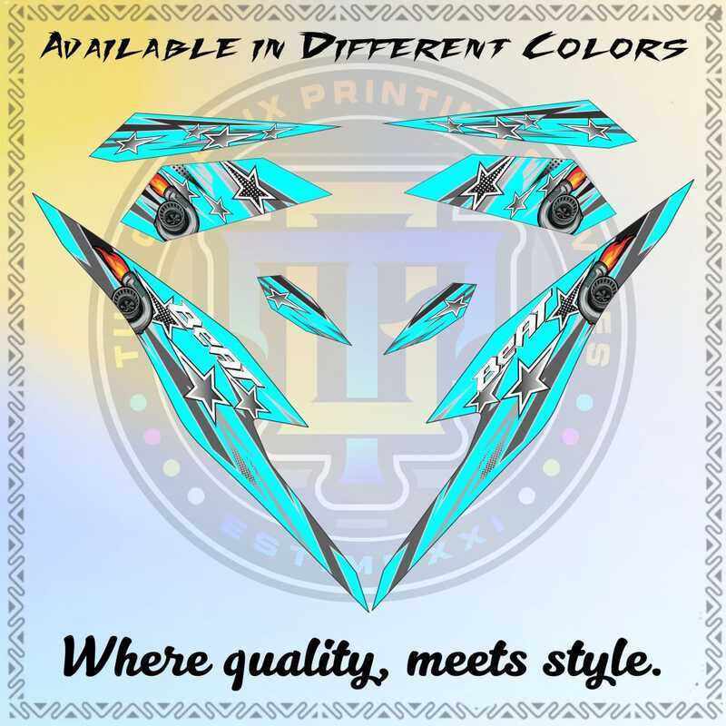 Honda Beat V3 Fi Turbo Star Indo Decals Sticker With Freebies 7C9 ...