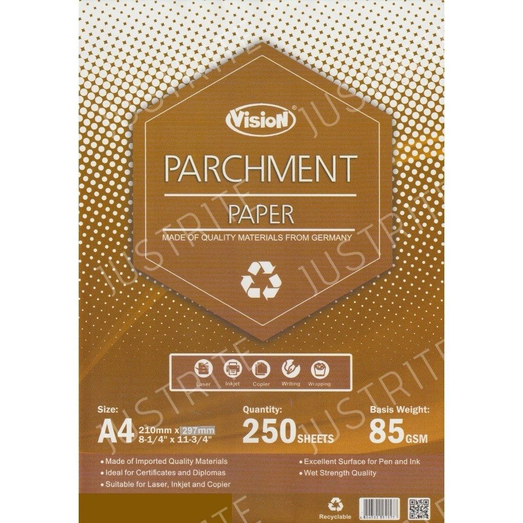 Parchment Paper 250pcs Vision A4 Certificate Diploma Invitation Size 85 ...