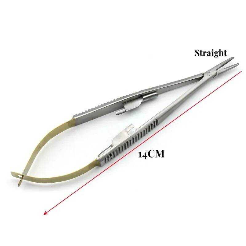 JUMTOP Dental Orthodontic Castroviejo Needle Holders With Lock Micro ...