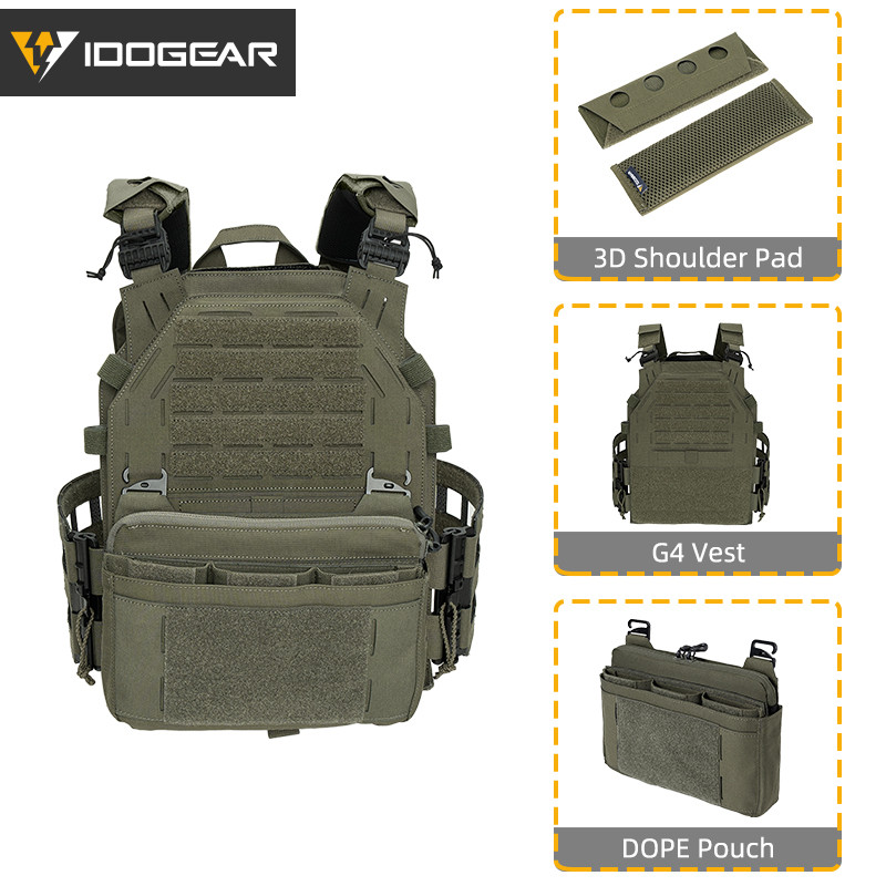 IDOGEAR Tactical G4 Bandolier with FERRO Style DOPE Pouch Set Shoulder ...