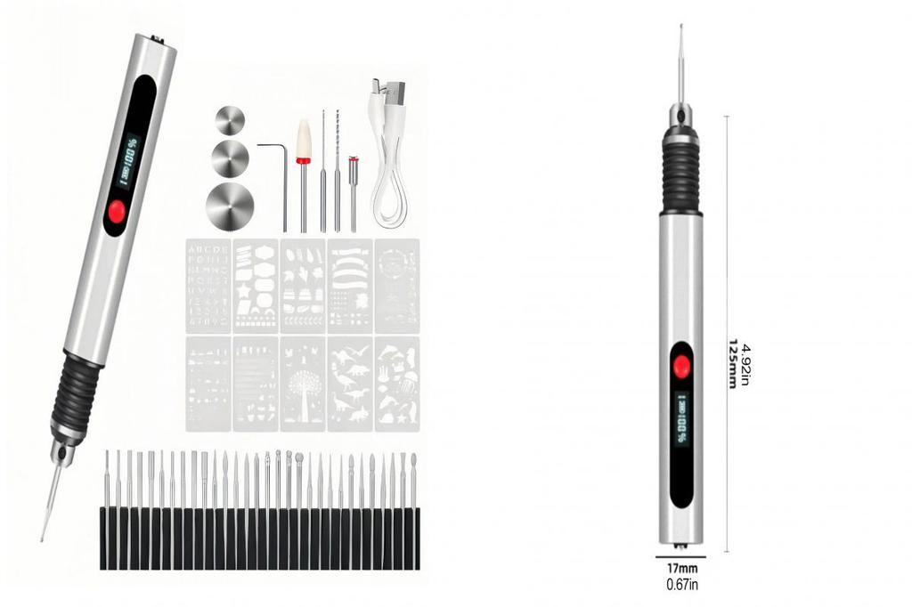 Wood Carving Rotary Tool Rechargeable Rotary Tool Polishing Pen ...