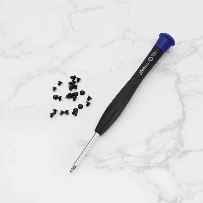2 Set 20Pcs/Set Stainless Steel Torx T5 Laptop Bottom Screwdriver PC ...