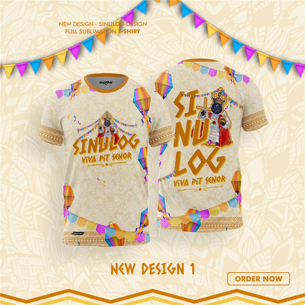 【Ready in stock】sinulog t shirt 2026 NEW Festival carnival Design T ...