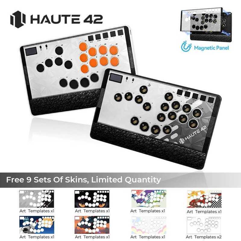 Haute42 Magnetic C-At Leverless Fightstick Hitbox Controller For Pc/Ps4 ...