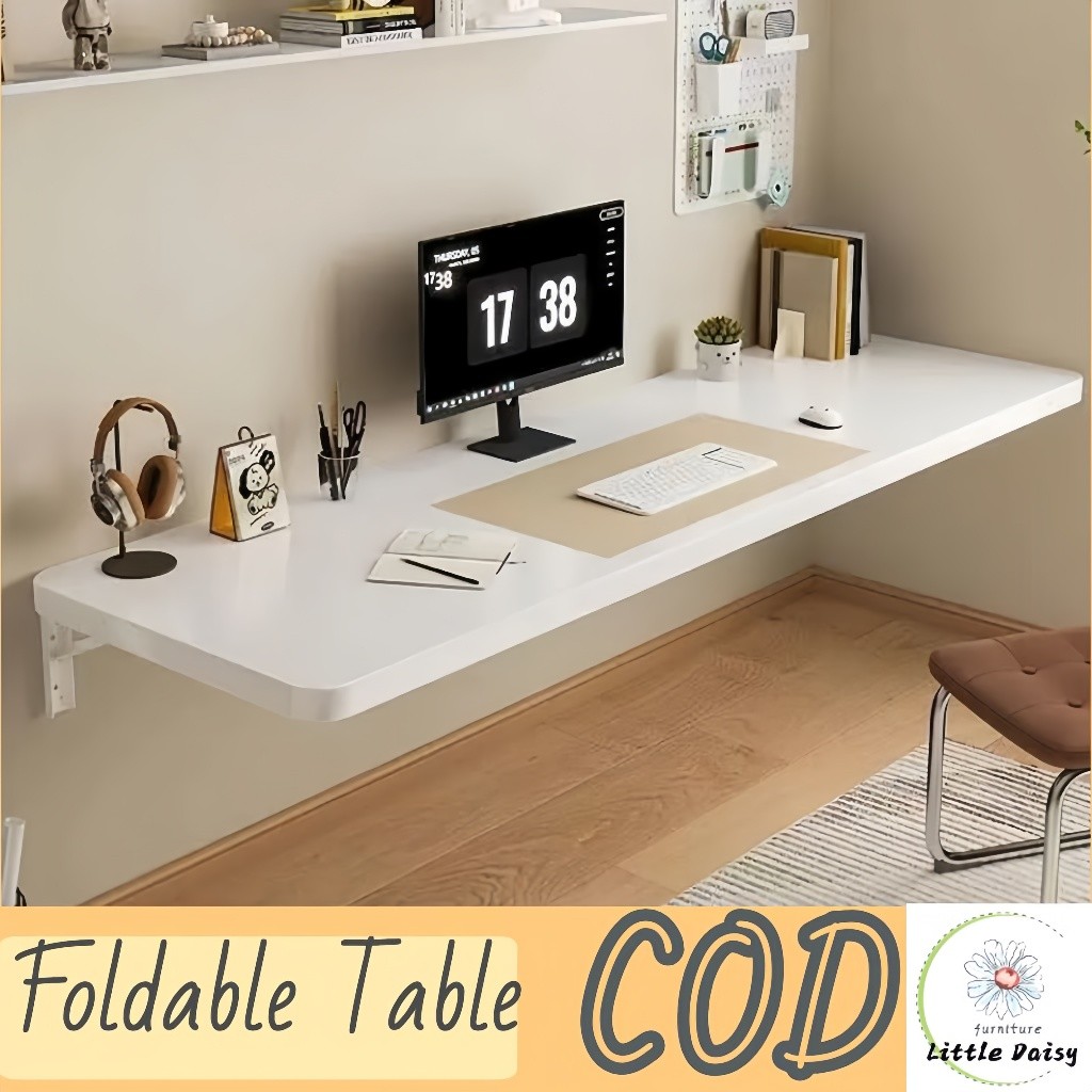 60/80/100CM Wood Foldable Table Dining Table Computer Desk Desktop ...