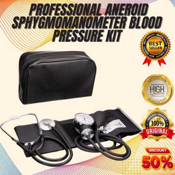 Heavy Duty SPHYGMOMANOMETER BLOOD PRESSURE KIT SET Manual Arm Monitor ...