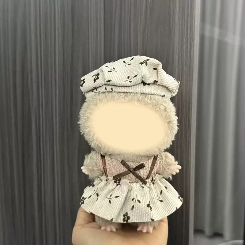 17cm Lafufu Doll Clothes Mini Clothes Retro Style Clothes Color Match ...