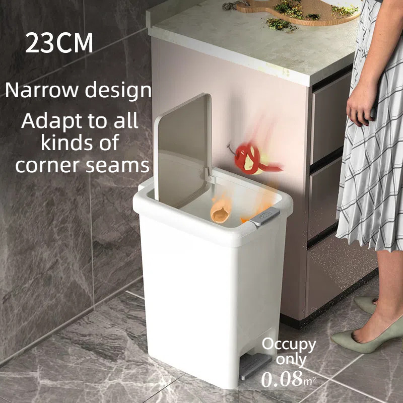Multipurpose foot pedal trash bin Recycling Container Two Way Opening ...