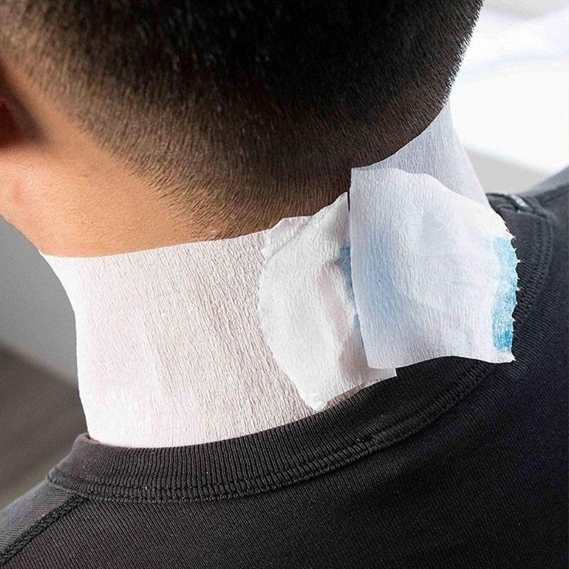 5 Rolls Neck Tissue Roll for Salon/ Barbers Use Disposable Tissue ...