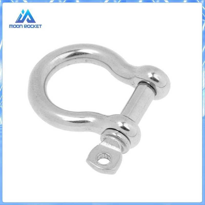 Moon ROCKET Marine Grade Stainless Steel Anchor Shackle Bow Shape Load ...