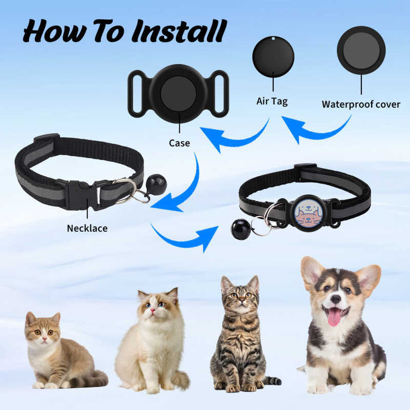 Anti-Lost Smart Tag Collar, Alarm Key Finder Works With Google Find My ...