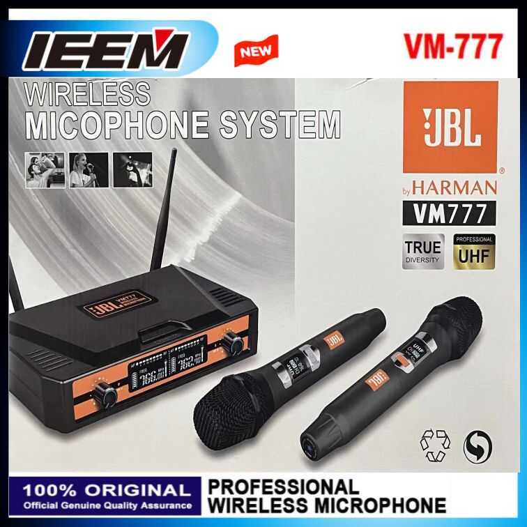 JBL Vm777 Wireless Microphone Adjustable Professional For Videoke 746 ...