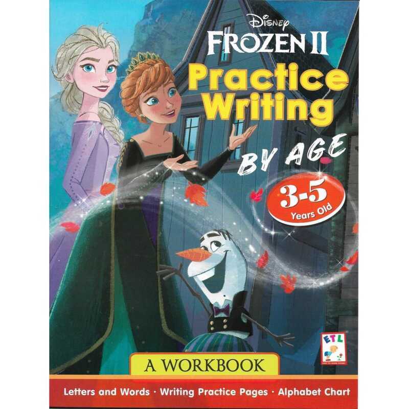 Disney Frozen II - Practice Writing By Age 3-5 Workbook | Children's ...