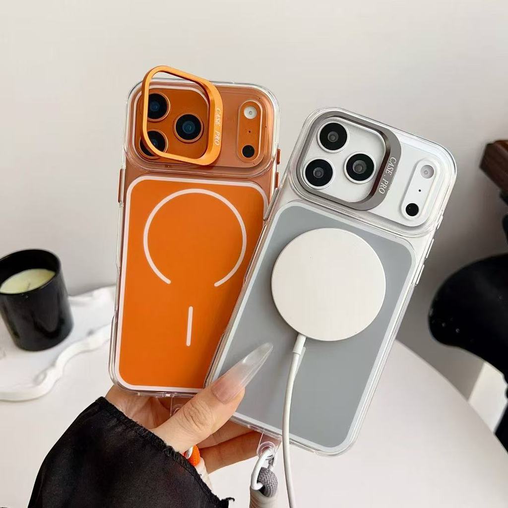 Luxury Strap Cord Magnetic For Full Lens Protection Stand Case For ...