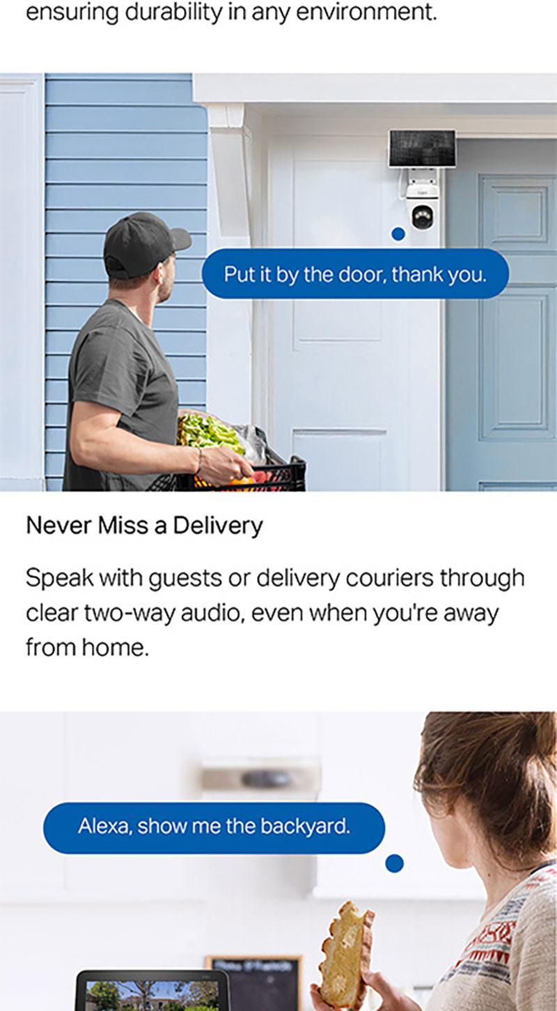 TP-LINK Tapo C610 KIT | Solar-Powered Pan/Tilt Security Camera Kit ...