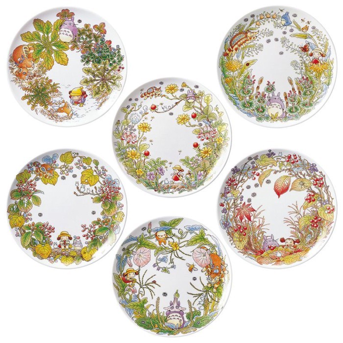 Noritake TOTORO Cartoon Bone China Round Plate Dinner Plate Dessert ...