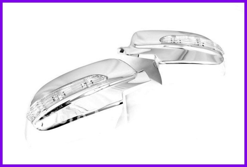 ε Hih Quality Chrome Mirror Cover With LED Side Bker for Chevrolet ...