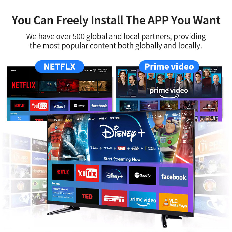 Smart TV 22/24/26/32 Inch Flat Screen Led TV Android TV Smart TV Google ...