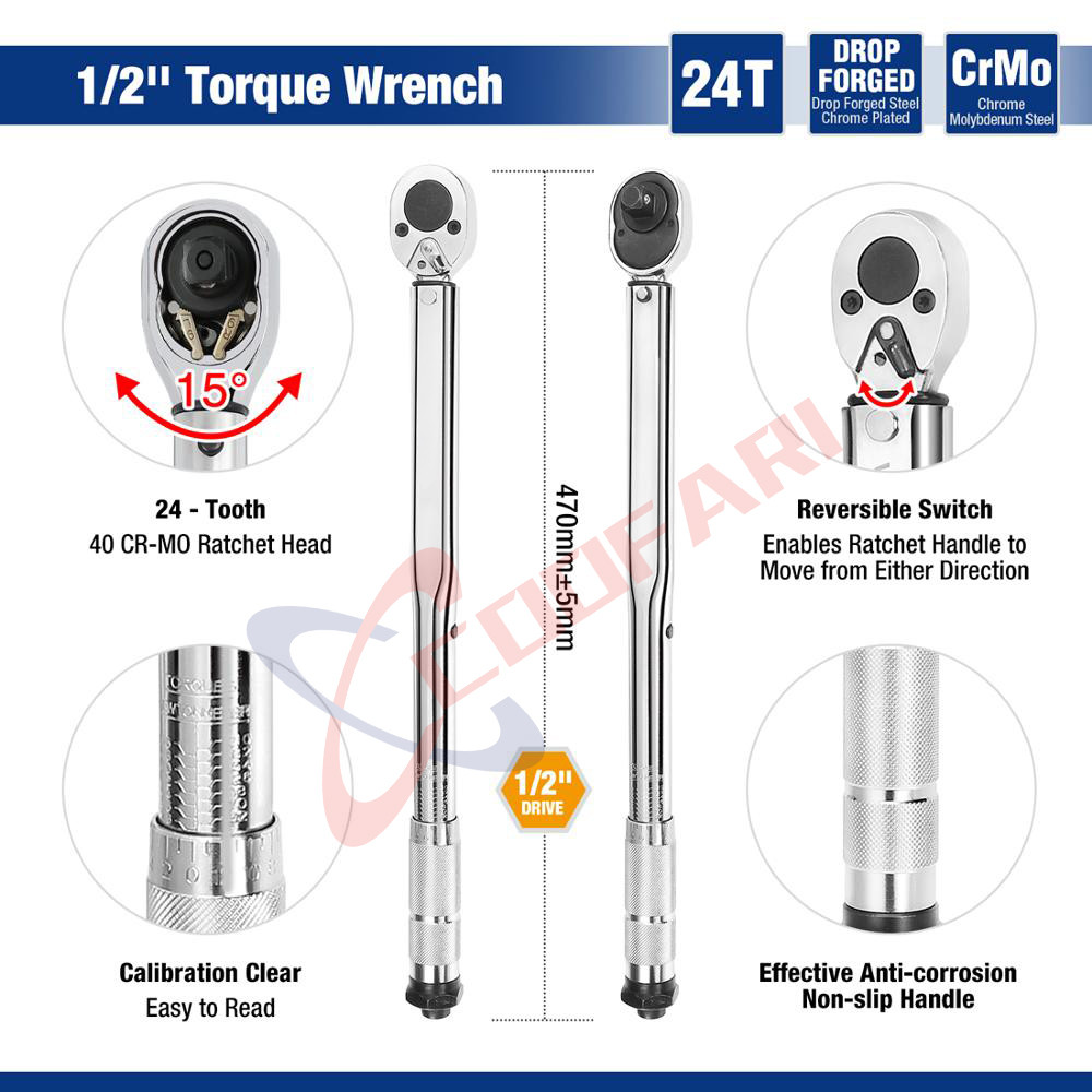 1/2dr Adjustable Torque Wrench | Shopee Philippines