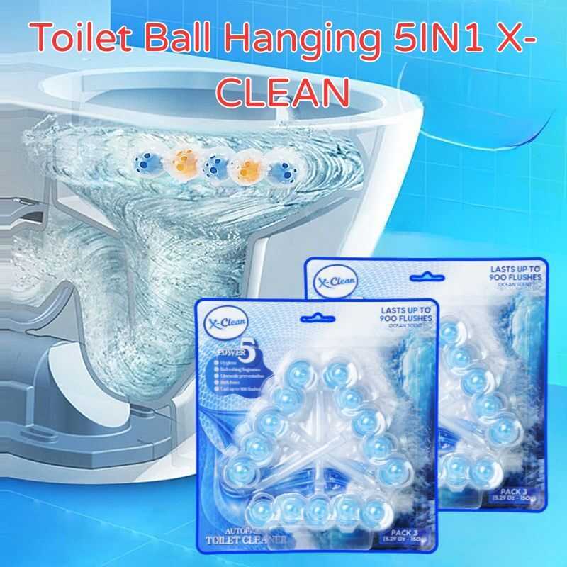 Hanging Cleaner Ball Cleans Urine Deodorant Dirt Bubble Blue Toilet ...