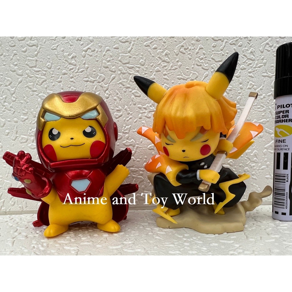 Pokemon Pikachu Iron Man Zenitsu Demon Slayer Slam Dunk Sakuragi DC ...