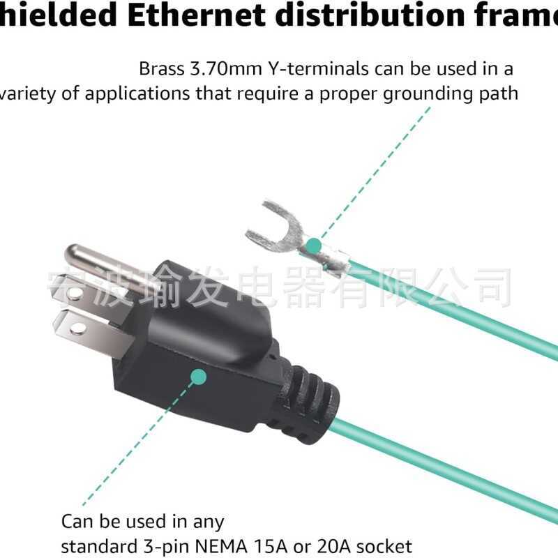 Shielded Ethernet Patch Panel Adhesive and Grounded Extension Cord ...