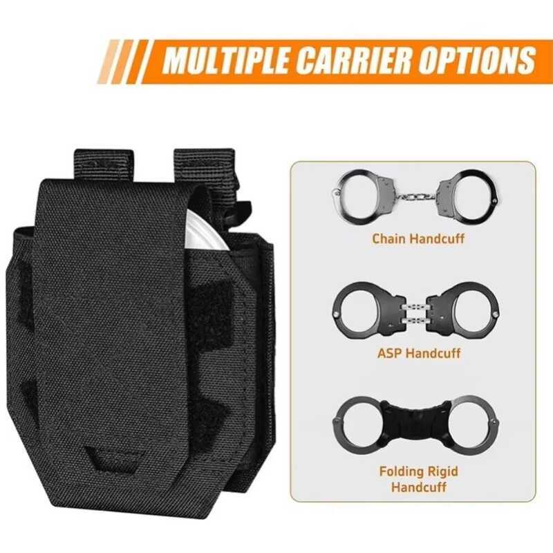 Molle Shackles Holder Handcuffs Pouch Case Universal Handcuffs Holster ...