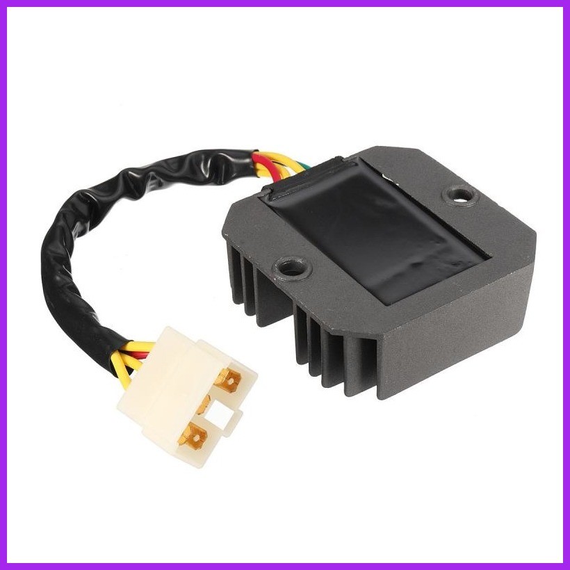 5 Pin 5 Wire Full Wave Motorcycle Regulator Rectifier 12V DC Bike Quad ...
