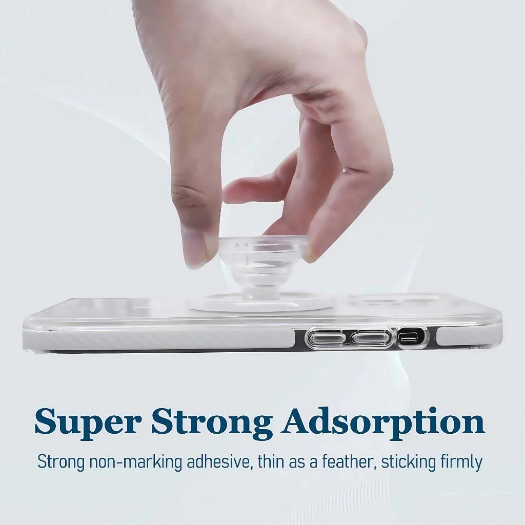 Magnetic Safe Ring Folding Phone Holder Detachable Finger Expanding ...