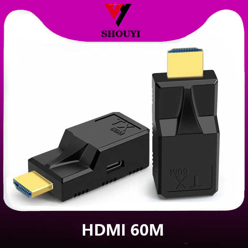 HDMI Extender 60M USB Charging Extension 60M HDMI Passive Transmission ...